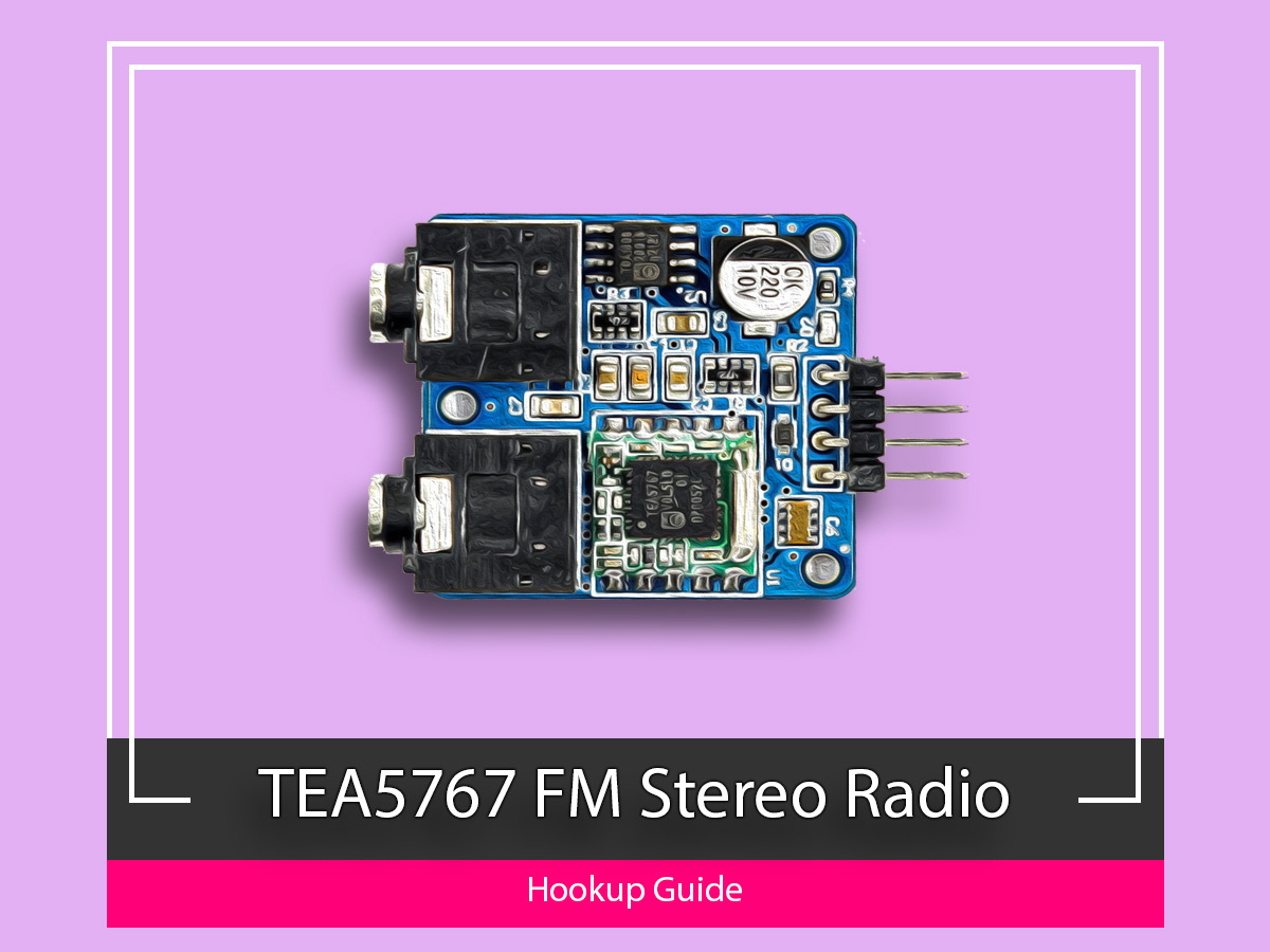 آموزش راه اندازی ماژول رادیو FM استریو TEA5767 با آردوینو - کافه ربات