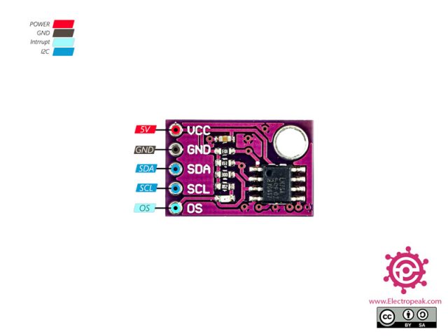 آموزش راه اندازی سنسور دما LM75 با استفاده از آردوینو - کافه ربات
