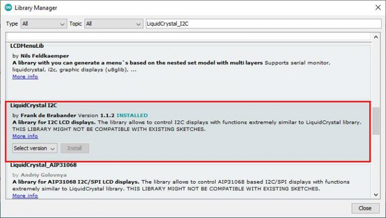 آموزش راه اندازی ال سی دی کاراکتری LCD 16x2 با رابط I2C با آردوینو ...