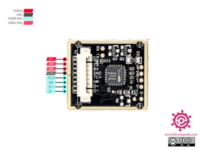 آموزش راه اندازی سنسور اثر انگشت نوری AS608 با آردوینو - کافه ربات