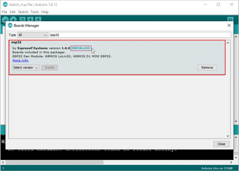 آموزش نصب برد ESP32 به روی Arduino IDE (ویندوز، لینوکس، مک OS) - کافه ربات