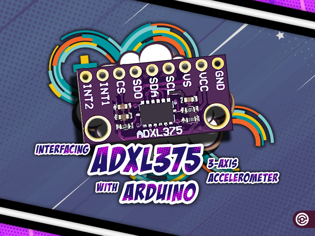 آموزش راه اندازی ماژول شتاب سنج سه محوره ADXL375 با آردوینو - کافه ربات