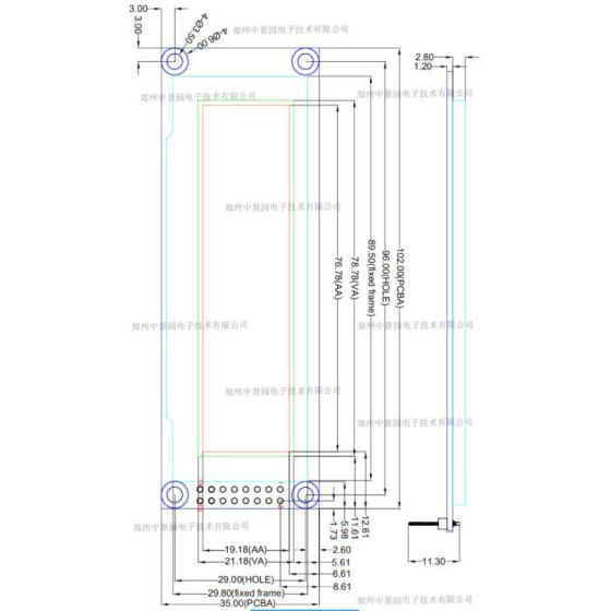 قیمت و خرید نمایشگر 3.12 اینچ OLED SPI/Parallel چیپ SSD1322