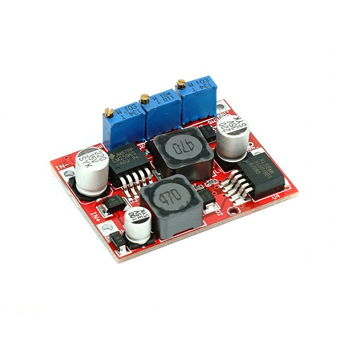 قیمت و خرید ماژول تغذیه LM2596 LM2577 با کنترل جریان خروجی