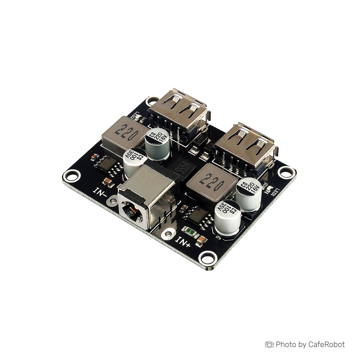 قیمت و خرید ماژول فست شارژ کاهنده ولتاژ QC2.0/QC3.0 با دو خروجی USB
