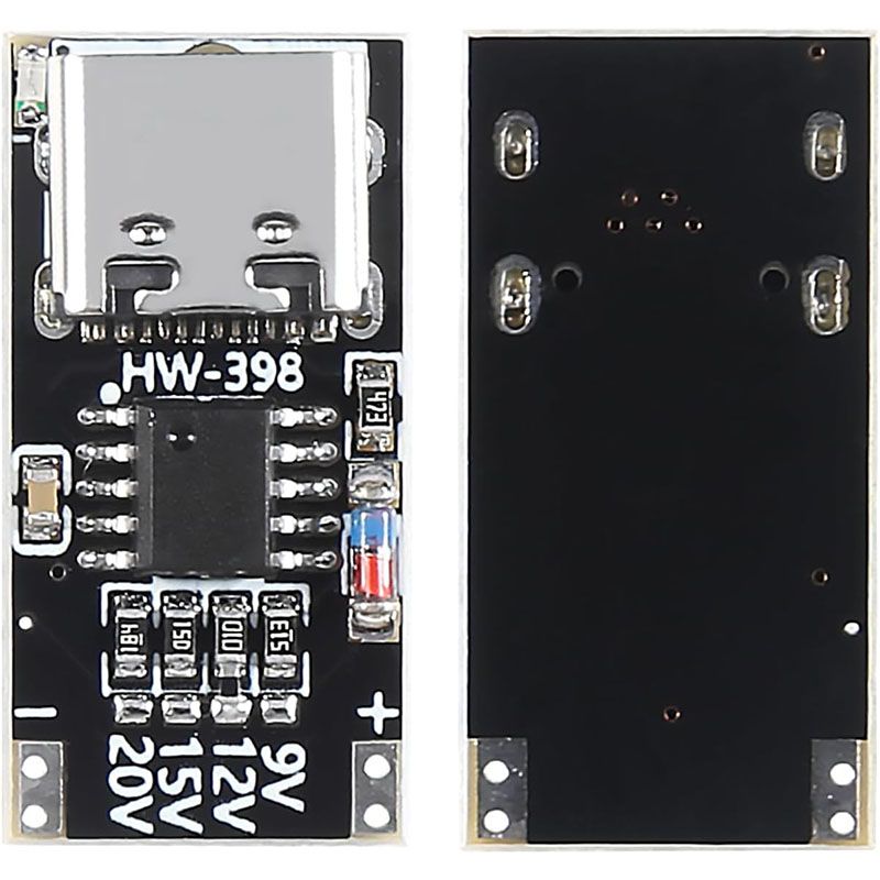 قیمت و خرید ماژول تستر انواع پروتکل های فست شارژ PD/QC/AFC مدل HW-398 دارای پورت Type-C