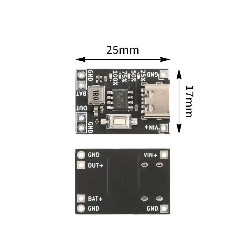 قیمت و خرید ماژول شارژ/دشارژ باتری لیتیومی IP5306 با خروجی 5V 2A و فیش ...