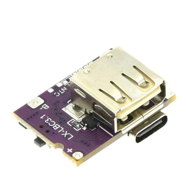 قیمت و خرید ماژول شارژ/دشارژ باتری لیتیومی با خروجی 5V 3A مناسب ساخت پاور بانک و پورت Type-C ...