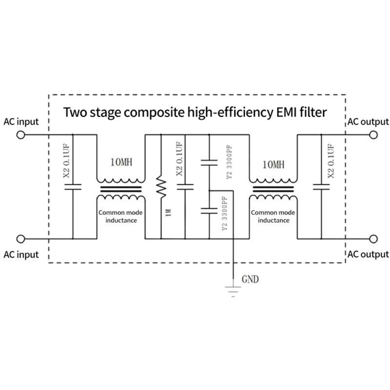قیمت و خرید فیلترDC EMI دو مرحله ای فرکانس بالا