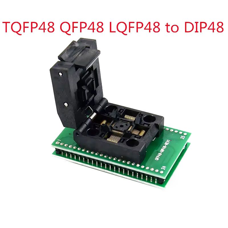 قیمت و خرید سوکت تبدیل LQFP48/QFP48/TQFP48 به DIP48