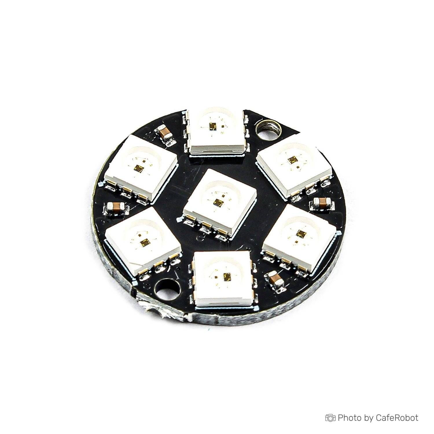 قیمت و خرید ماژول LED RGB هفت تایی WS2812 ، کنترلر led رنگی