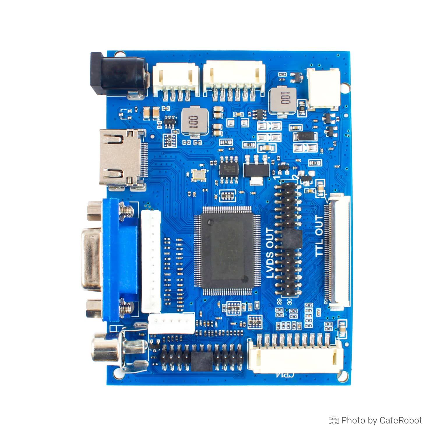 قیمت و خرید برد مبدل HDMI/VGA به LVDS/TTL برای نمایشگر های 50 پین TTL و ...