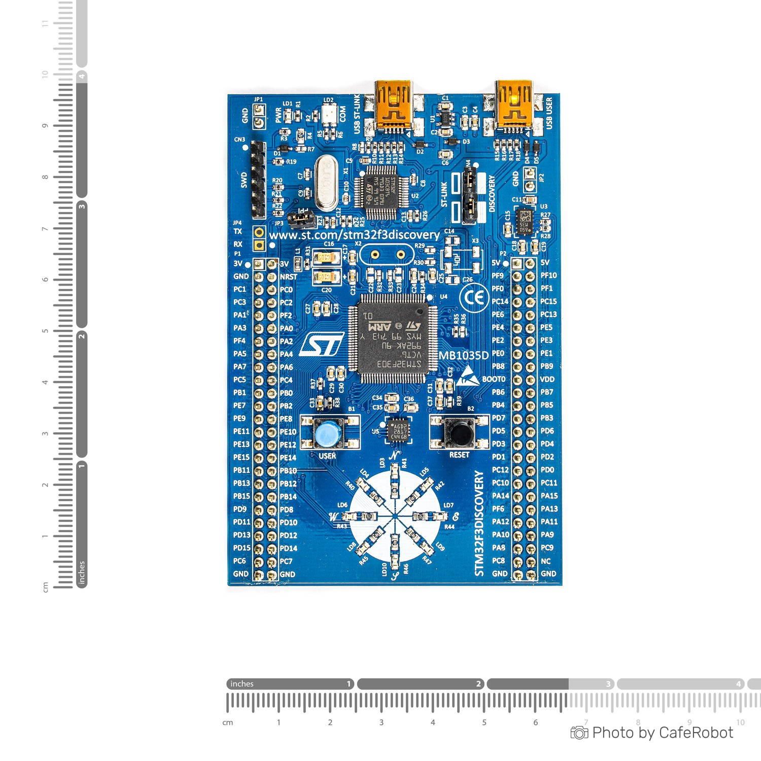 قیمت و خرید برد دیسکاوری STM32F3 STM32F3 Discovery Board
