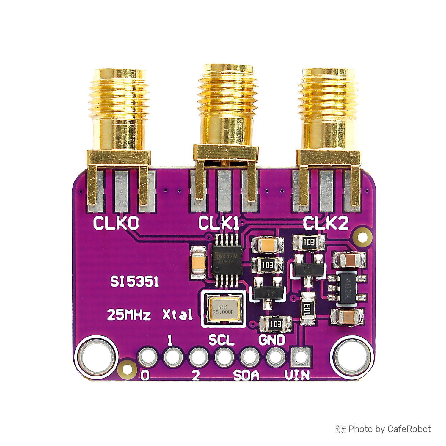 قیمت و خرید ماژول مولد سیگنال مربعی SI5351 دارای ارتباط I2C