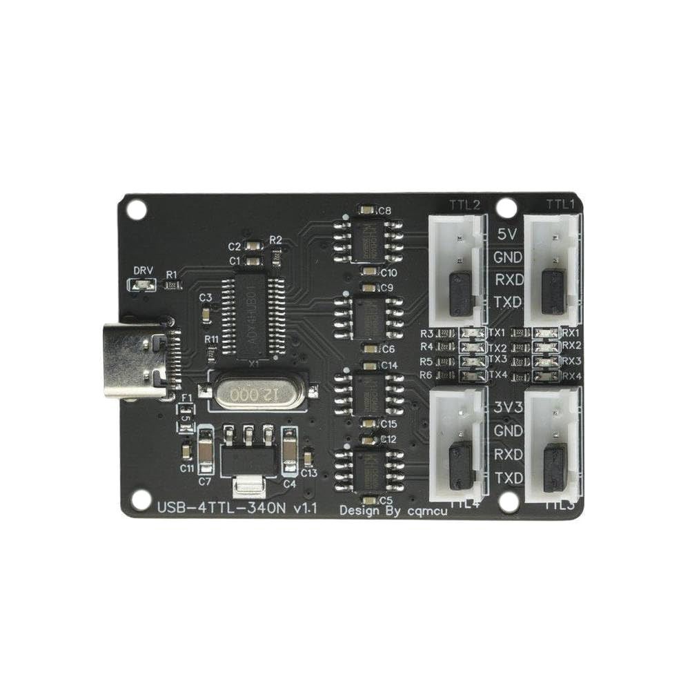 قیمت و خرید ماژول مبدل USB به TTL 4 کاناله دارای چیپ CH340