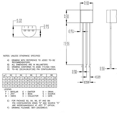 قیمت و خرید 2N3906, PNP Bipolar Transistors - BJT, TO-92