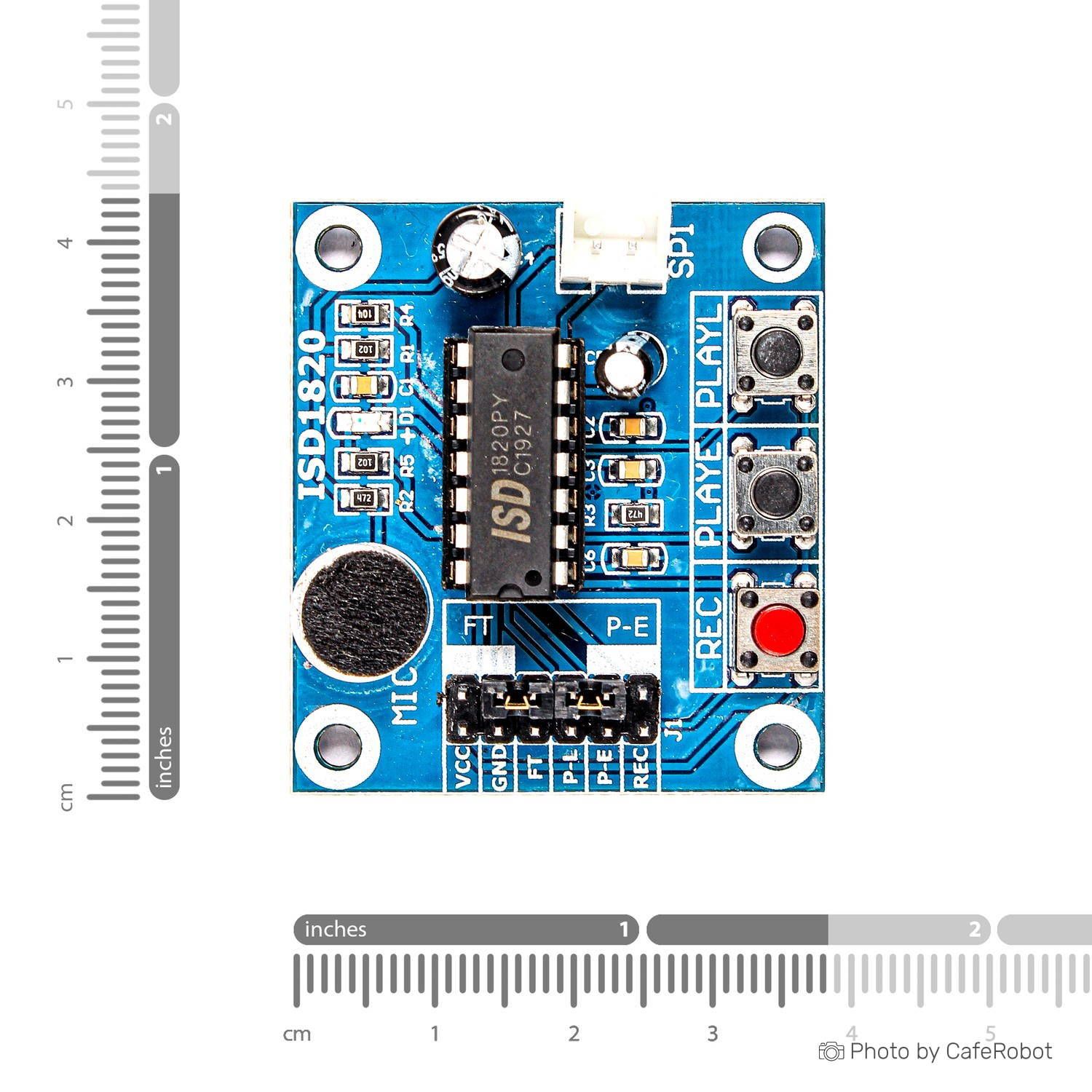 قیمت و خرید ماژول ضبط صدا ISD1820 دارای قابلیت باز پخش