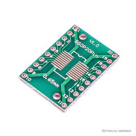 قیمت و خرید برد تبدیل SMD به DIP ویژه SOP20 / SSOP20 / TSSOP20